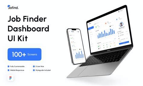 jofind job finder dashboard ui kit figma