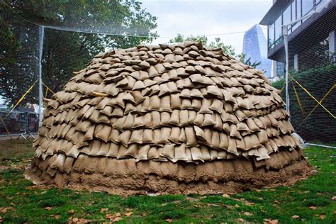 Mud Spraying Drones Could Help Build Emergency Homes