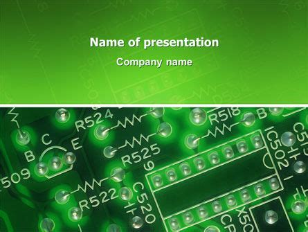 91 Free Circuit PowerPoint Templates PoweredTemplate Com