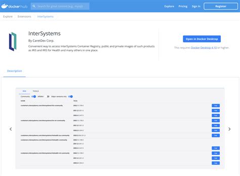 Intersystems Extension For Docker Desktop Is Now Published Intersystems