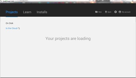 Unity Hub V140 Endlessy Loads Projects That Do Not Exist In The