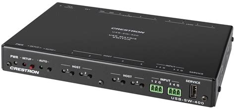 Crestron Usb Sw 400 Usb 32 Data Matrix Switcher With 4 Inputs Full