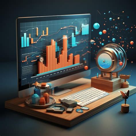 Premium Photo 3d Rendered Optimization Web Analytics