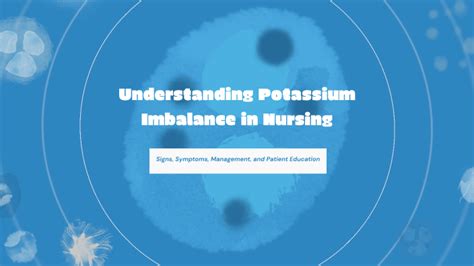 Understanding Potassium Imbalance In Nursing By Sarah Der Sarkissian On