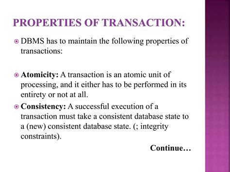 Transaction Management Dbms Pptx