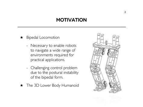 Design And Gait Synthesis For A D Lower Body Humanoid Speaker Deck