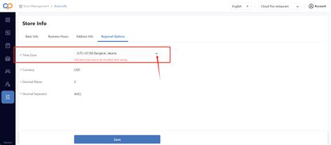 Time Zone OrderPin All In One Restaurant POS Help Center