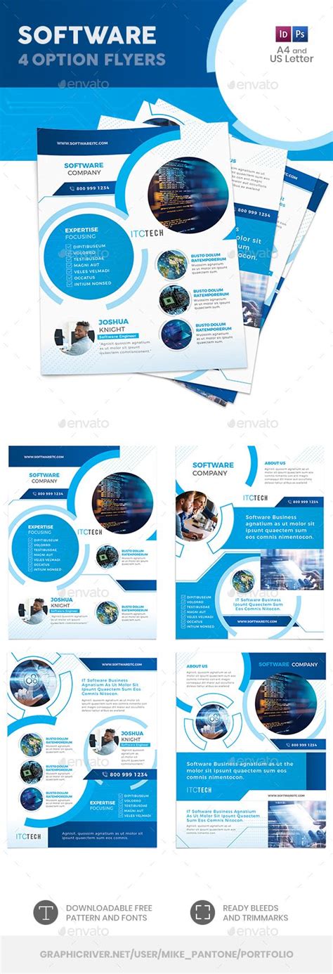 Software Flyers 10 4 Options Bundle