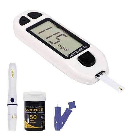 Control D White Black 50 Strips And Glucometer Punctual Kart Control D White Black 50 Strips And Glucometer Punctual Kart