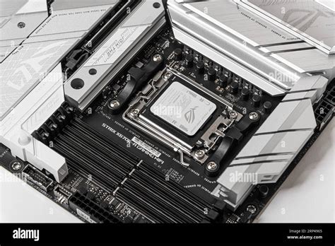 Motherboard ASUS ROG Strix X E Gaming Wi Fi Stock Photo Alamy
