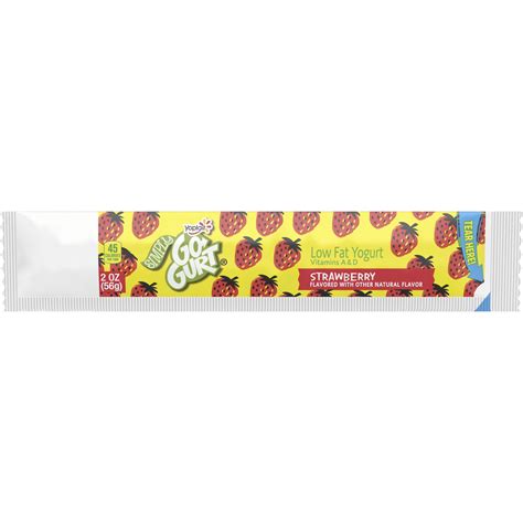 Yoplait® Simply Go Gurt® Yogurt Single Serve Tube Strawberry 96 Ct 2 Oz General Mills