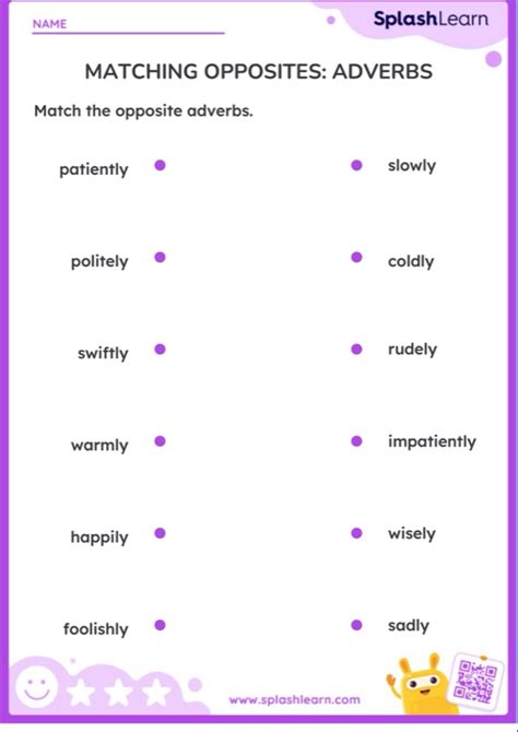 Adverbs Worksheets Free And Printable Splashlearn