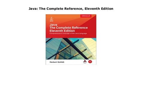 java the complete reference eleventh edition