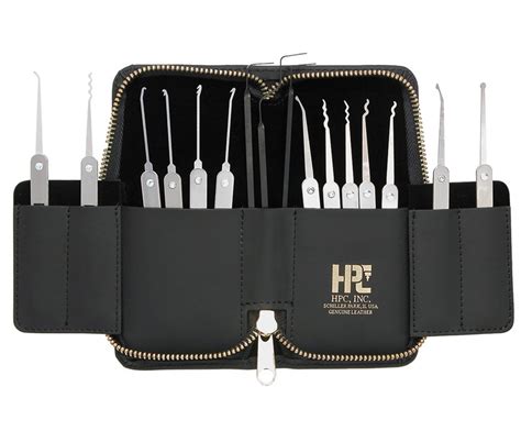 HPC STAINLESS STEEL PICK SET PICKS WITH CASE PIP