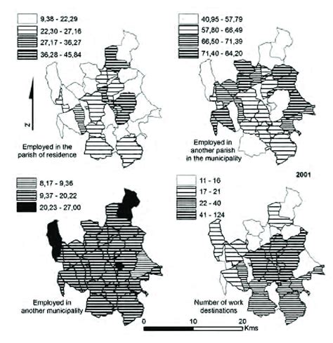 Work Related Spatial Mobility Of The Population Of The Municipality Of