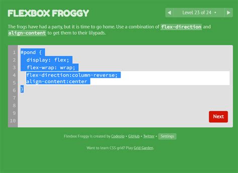Github S230306flex Froggy Css Code