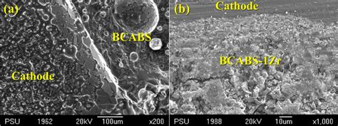 Microstructure Of Cross Section Between Cathode Materials And Glass Download Scientific