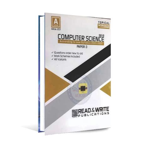A Level Computer Science 9618 Paper 3 Topical Workbook Multan Kitab Multan Kitab Ghar