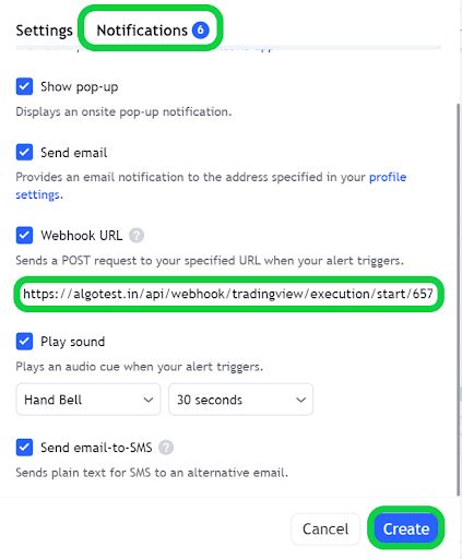 Connecting Your Tradingview Indicator Algotest