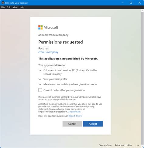 Configuring Business Central For Azure Active Directory Authentication