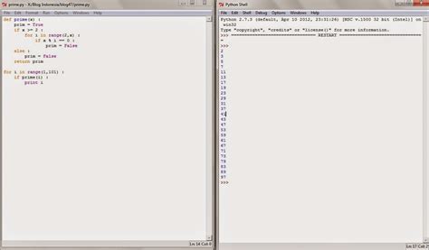 Mencari Bilangan Prima Di Bahasa Pemrograman Python Pemrograman Sederhana