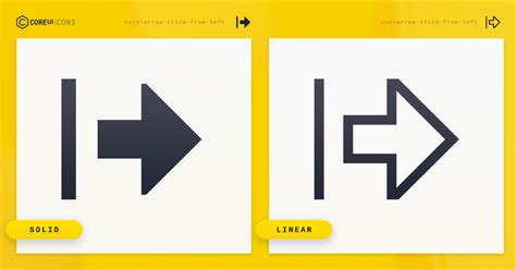 Arrow Thick From Left Icon · Linear · Coreui Icons · Svg Javascript