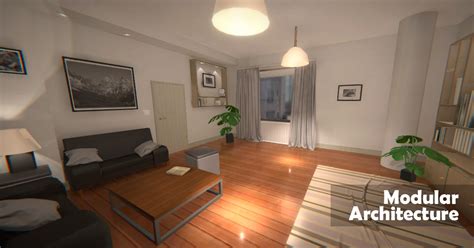 Modular Interior Architecture 3d Environments Unity Asset Store