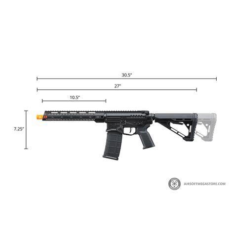 Zion Arms R15 Mod 1 Long Rail Airsoft Rifle With Delta Stock Color Black Airsoft Megastore