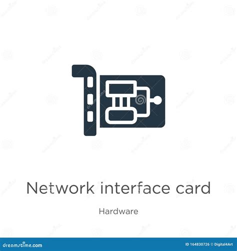 Network Interface Card Icon Vector Trendy Flat Network Interface Card Icon From Hardware