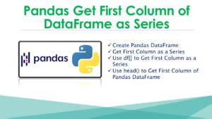 Pandas Get First Column Of DataFrame As Series Spark By Examples