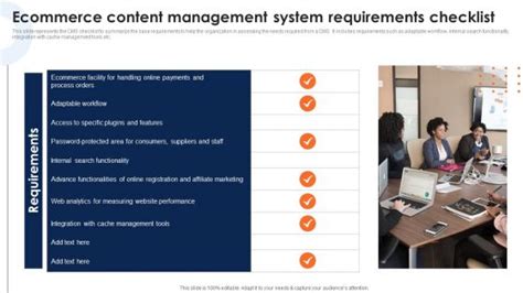 Ecommerce Content Management System Requirements Checklist Deploying Ecommerce Order
