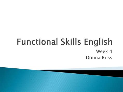 PPT Functional Skills English PowerPoint Presentation Free Download ID 6081375