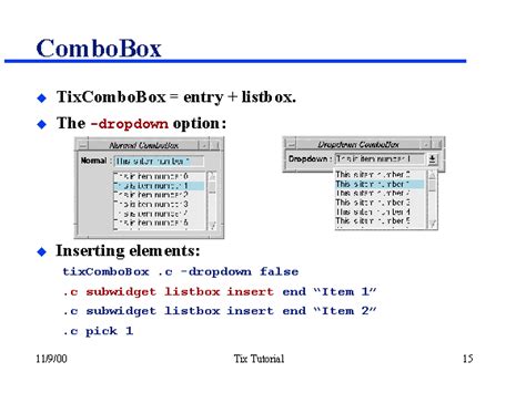 Combobox
