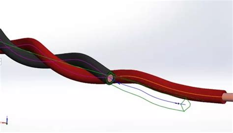 Solidworks Creating A Derived Centerline In A Twisted Sweep Goengineer