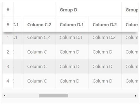 Freeze Table Plugin Keep Table Columns And Headers In Place