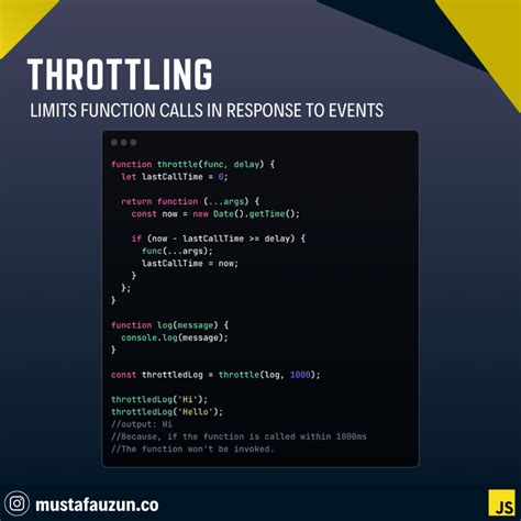 Javascript Throttling Mustafa Ateş UZUN Blog