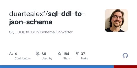 GitHub Duartealexf Sql Ddl To Json Schema SQL DDL To JSON Schema Converter