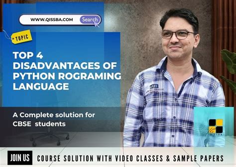 Top 4 Disadvantages Of Python Programing Language Cbse Class 11th