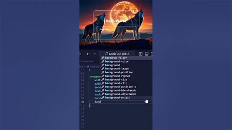 Css Back Drop Filter Property 😊 Youtube