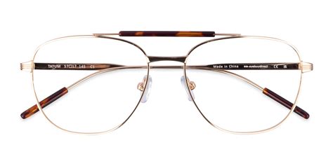 Tatum Aviator Tortoise Gold Full Rim Eyeglasses Eyebuydirect Canada