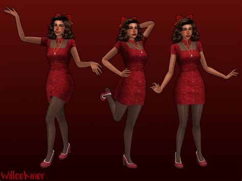 The Sims Resource Modeling Pose Pack 9 Active Trait