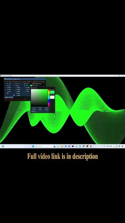 Real Time Sine Wave Rendering Using Cuda Opengl Interoperability Cpu