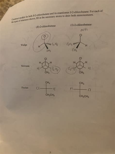 Solved R 2 Chlorobutane And Its Enantiomer S 2 Chlorobutane