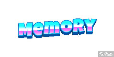 Memory Word Animated  Logo Designs