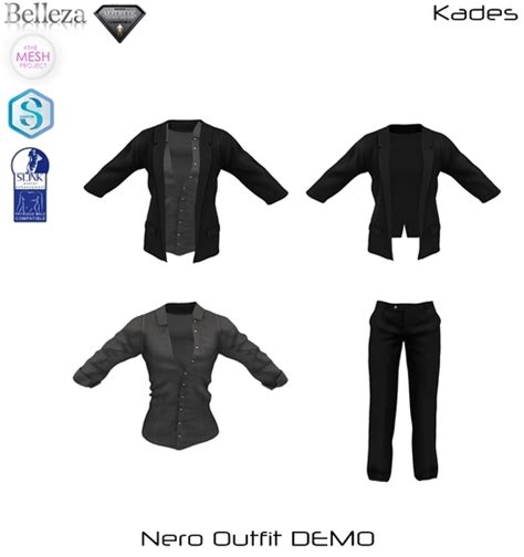 Second Life Marketplace Nero Outfit Demo