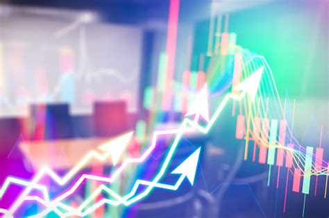 응용 프로그램 인터페이스 보여주는 추상 흐린된 사진 위에 무역 그래프 투자 선물 시장의 비즈니스 그래프와 무역 모니터 주식 통화 거래입니다 주식 브로커 도구입니다 개념에