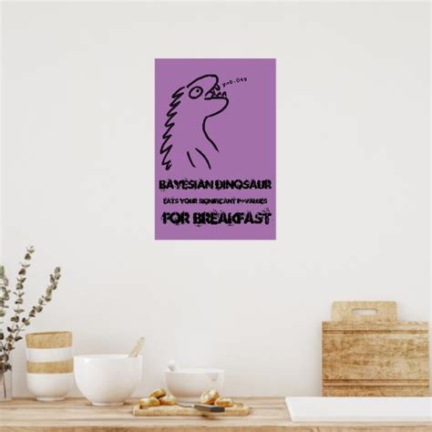 Bayesian Statistics Poster Zazzle