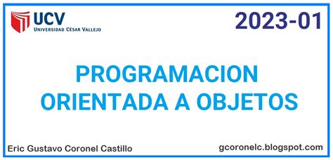 Github Gcoronelc Ucv Poo A