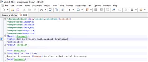 An Easy Guide To Adding Equations To A LaTeX Document EaseMyPhD
