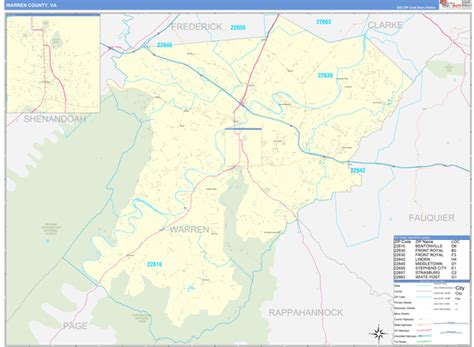 Maps Of Warren County Virginia